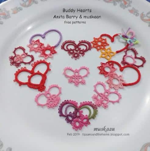 Bedazzling “Buddy Hearts” Patterns! – tattingdigest.com