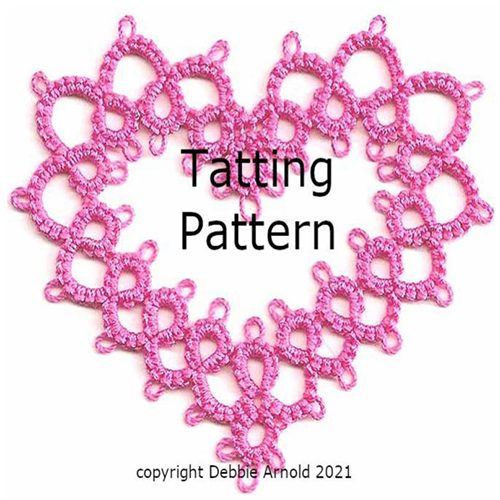 Premium Heart/Valentine’s Day Tatting Patterns – tattingdigest.com